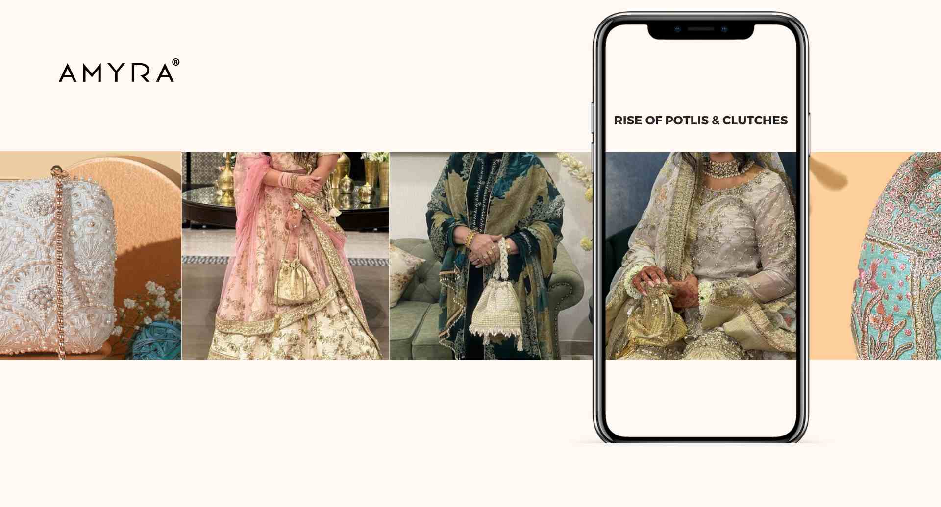 Embracing Elegance: The Rise of Potlis and Clutches in Wedding Fashion – AMYRA